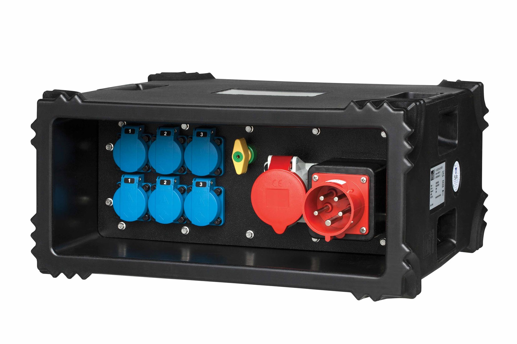 CG-Equipment - VER10 - Verdeelkast 32A - 6x shuco